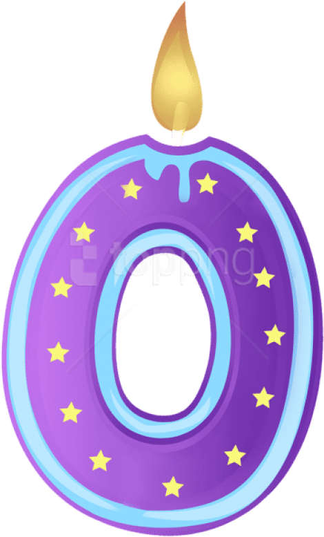 Free Png Zero Birthday Candle Transparent Png Images - Circle Clipart ...