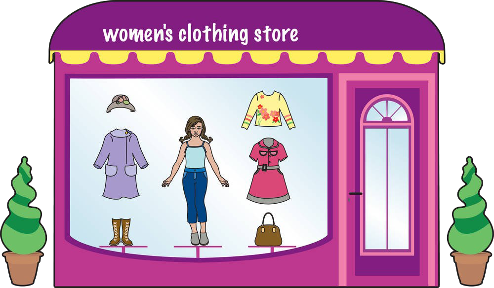 Download Clothes Shop Clothing Boutique Fashion Clip Art - Clip Art ...