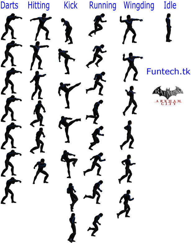 Nightwing - Generator Rex Sprites Clipart - Large Size Png Image - PikPng