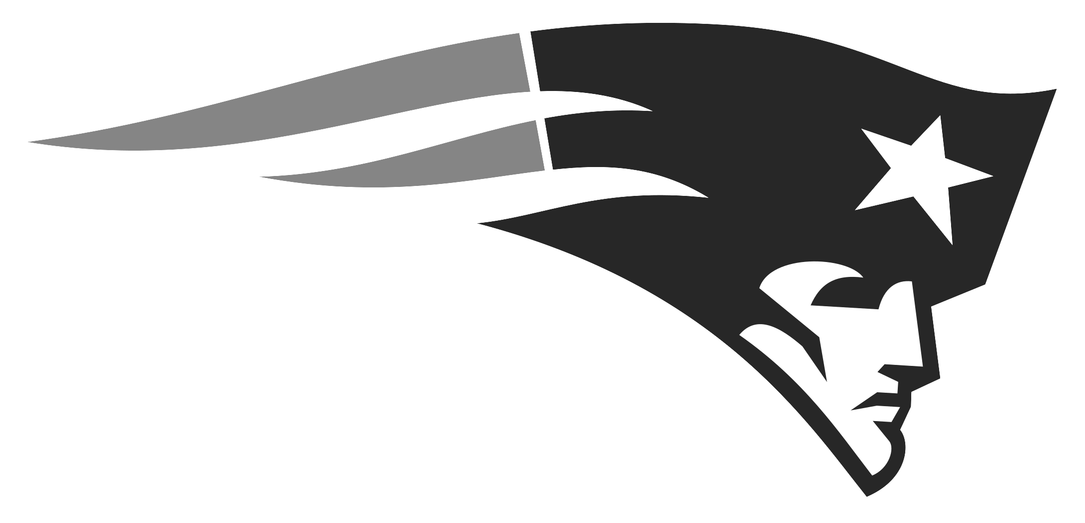 Download Patriots Logo Outline With New England Patriots Logo - Black ...