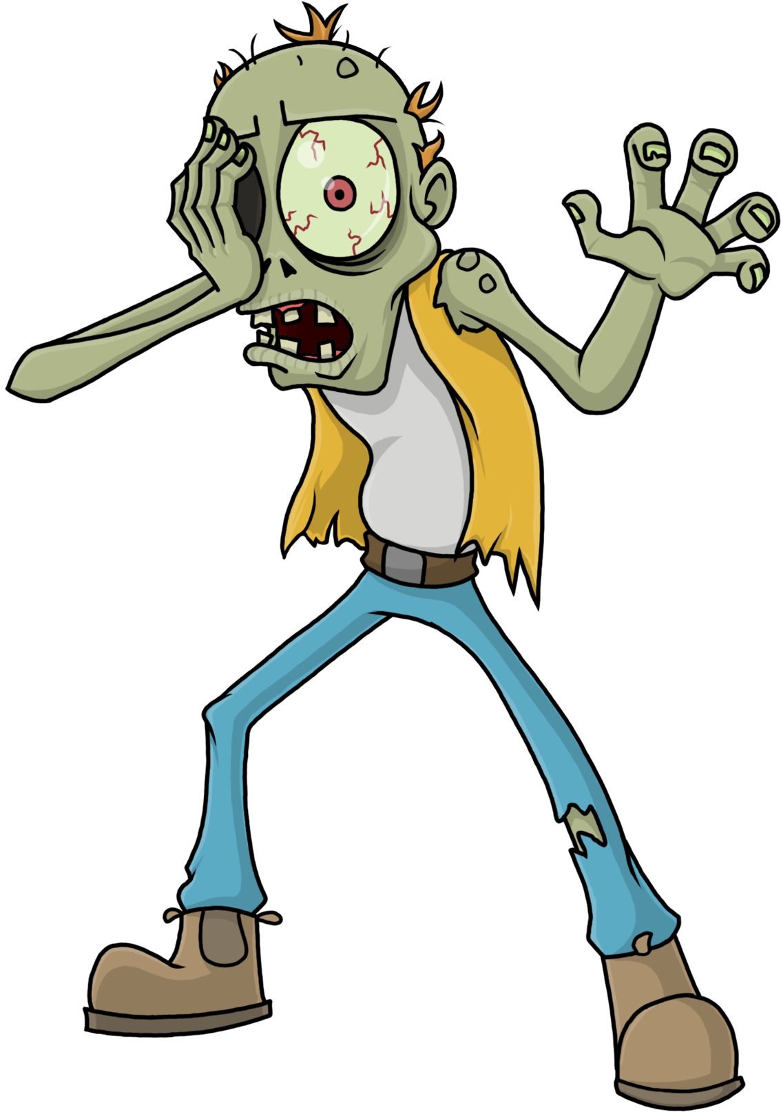 Zombie Units Of Distress - Distress Cartoon Clipart - Large Size Png ...