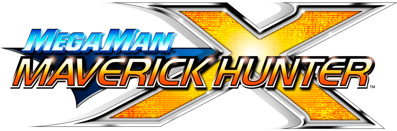 Megaman X Logo Png - Mega Man Maverick Hunter X Clipart - Large Size ...