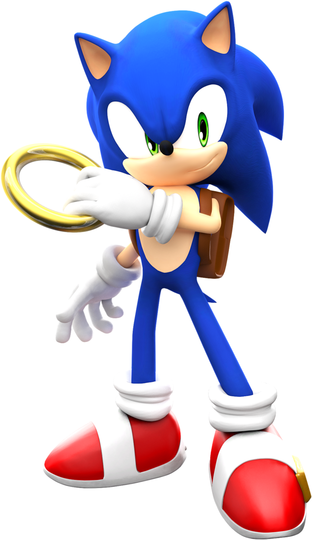 Sonic Holding A Ring Clipart - Large Size Png Image - PikPng