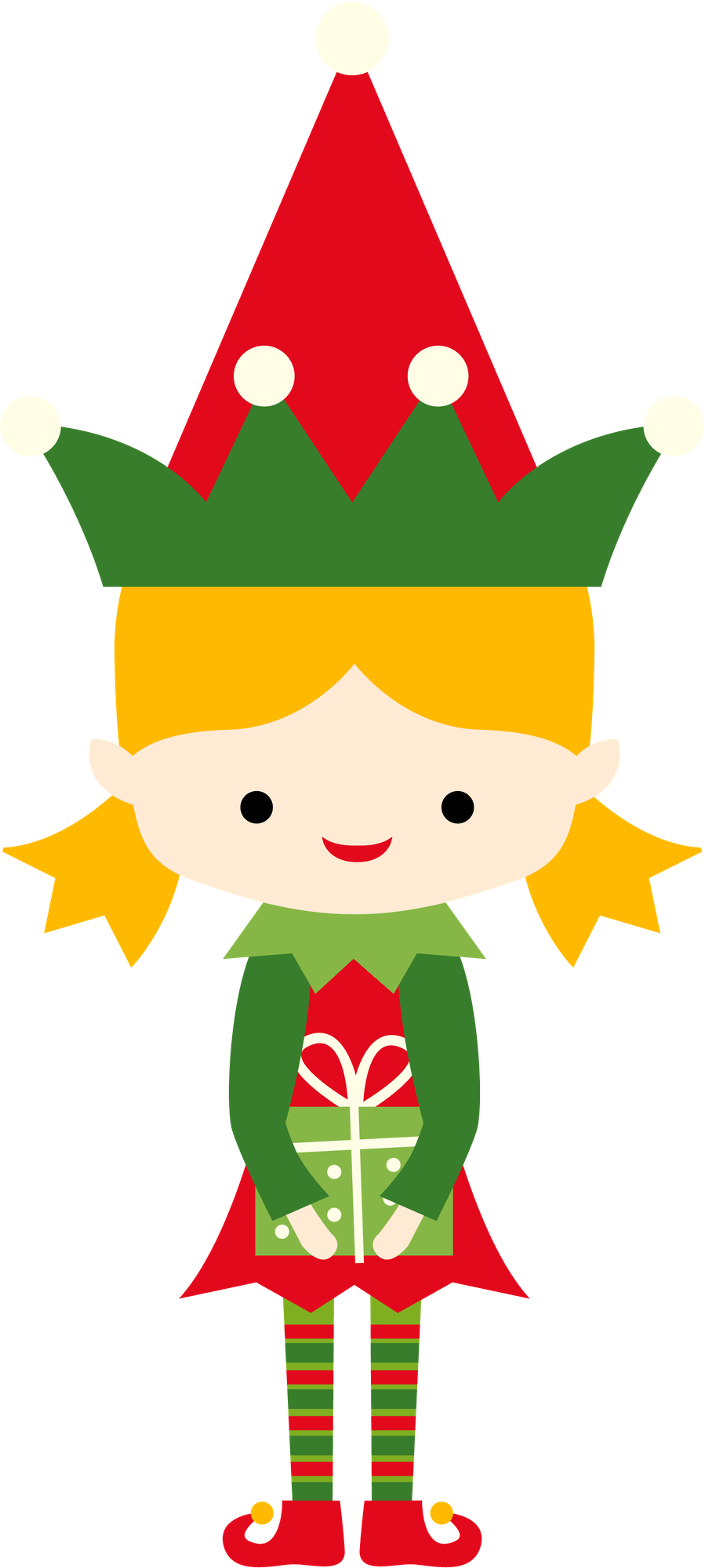 899 X 2000 2 - Christmas Girl Elf Clipart - Png Download - Large Size ...