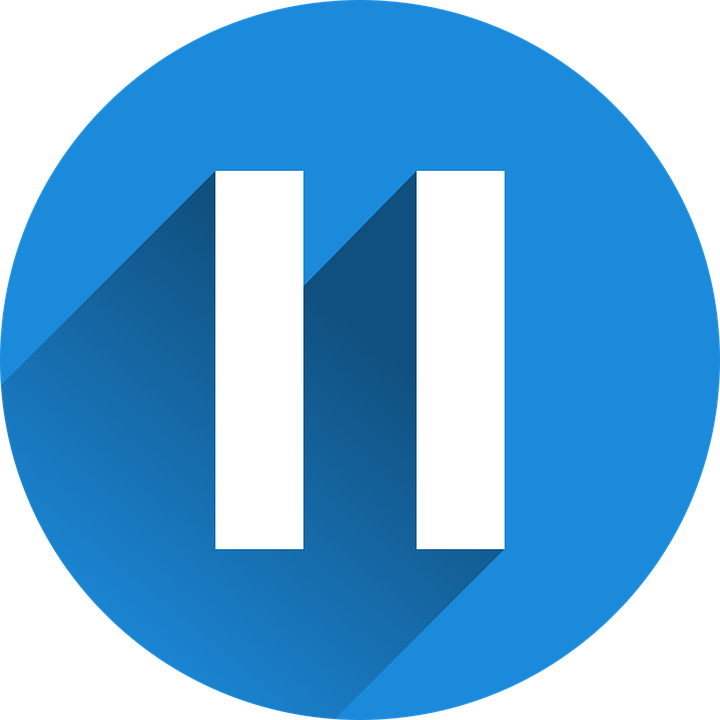 Pause Button Png Clipart - Large Size Png Image - PikPng