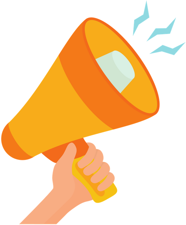 Bullhorn Illustration Clipart - Large Size Png Image - PikPng