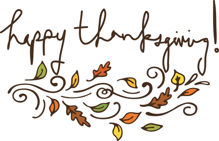 Happy Thanksgiving Awesome Friends Clipart - Large Size Png Image - PikPng