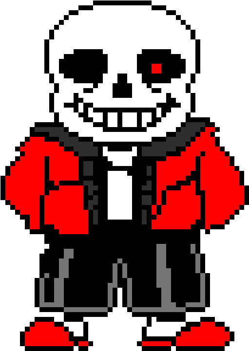 Evil Sans - Sans Undertale Pixel Clipart - Large Size Png Image - PikPng