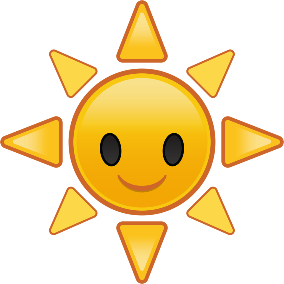 Emoji Blitz Sunshine - Emoji Sunshine Clipart - Large Size Png Image ...