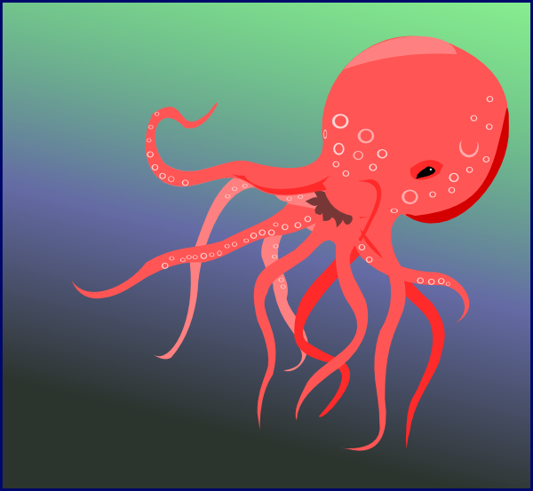 Small - Cartoon Kraken Clipart - Large Size Png Image - PikPng