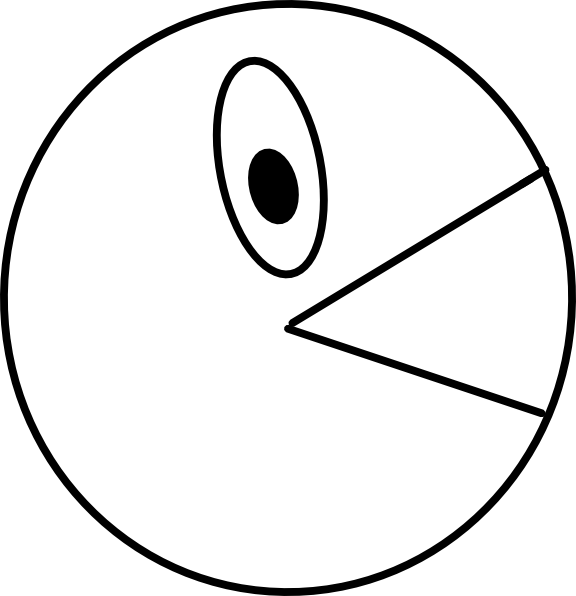 Small - Pac Man Ghosts Template Clipart - Large Size Png Image - PikPng