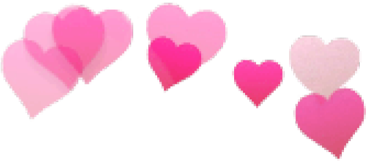 Snapchat Clipart Transparent Background - Photobooth Hearts Png - Large ...