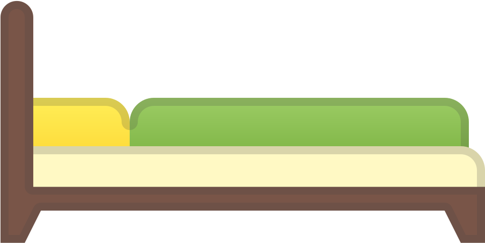 Bed Icon - Bett Emoji Clipart - Large Size Png Image - PikPng