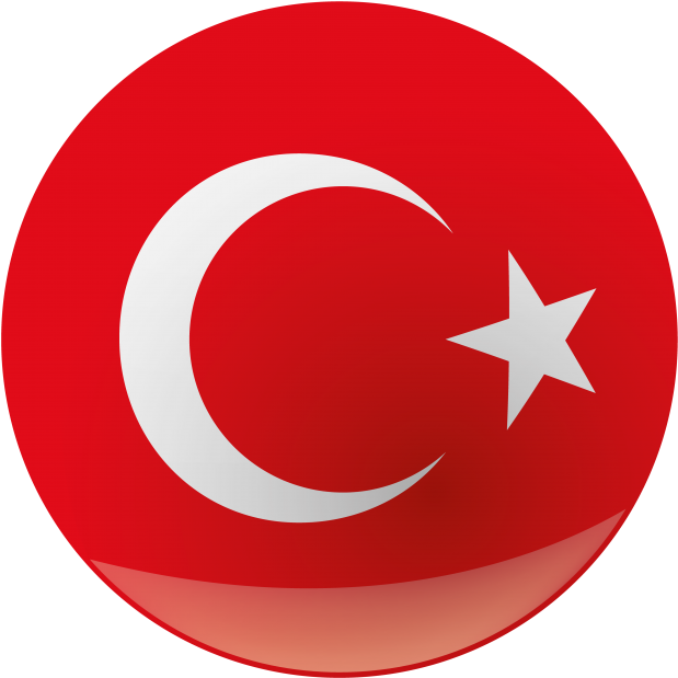 Turkey Round Flag Clipart - Large Size Png Image - PikPng