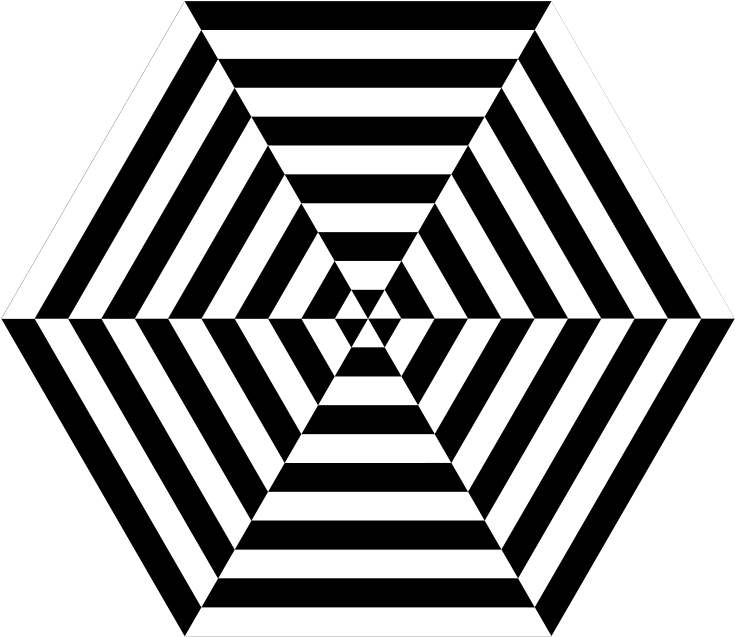 Free Hexagon Zebra Pizza Clipart - Large Size Png Image - PikPng