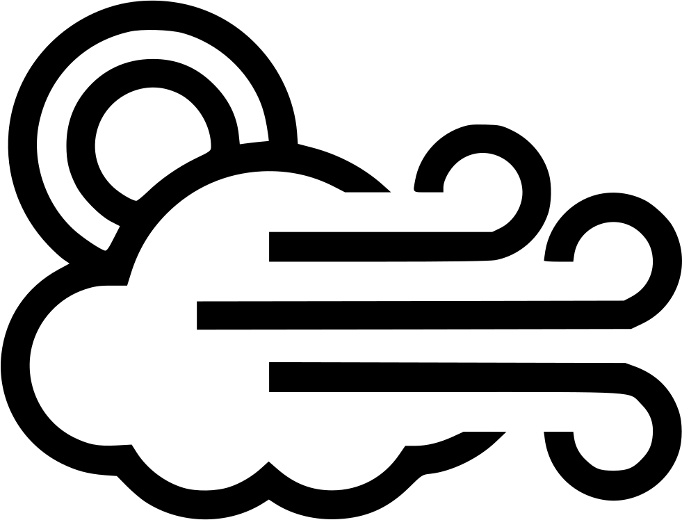 Png File - Weather Logos Windy Clipart - Large Size Png Image - PikPng