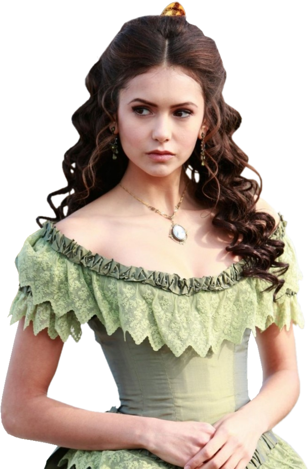 Elena Gilbert- Played By Nina Dobrev Clipart - Large Size Png Image ...