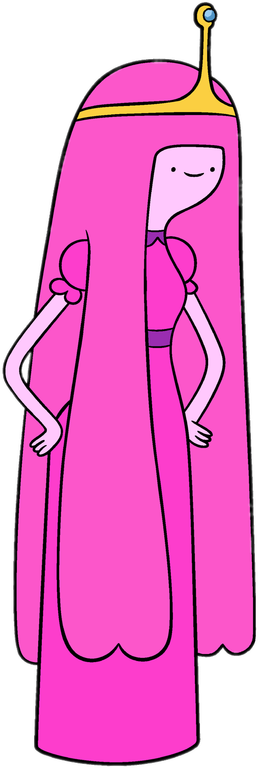 Adventure Time Princess Bubblegum Looking Down Clipart - Large Size Png ...
