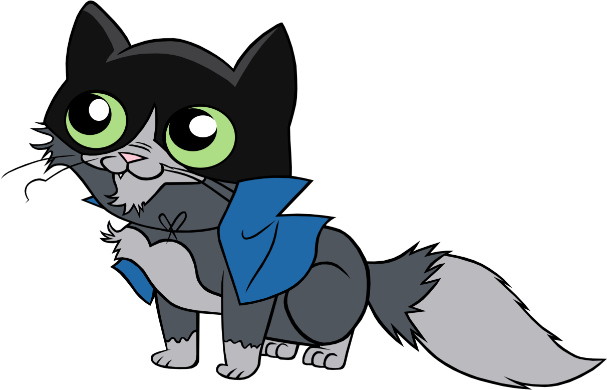 Mumble Cat Vector - Cartoon Clipart - Large Size Png Image - PikPng