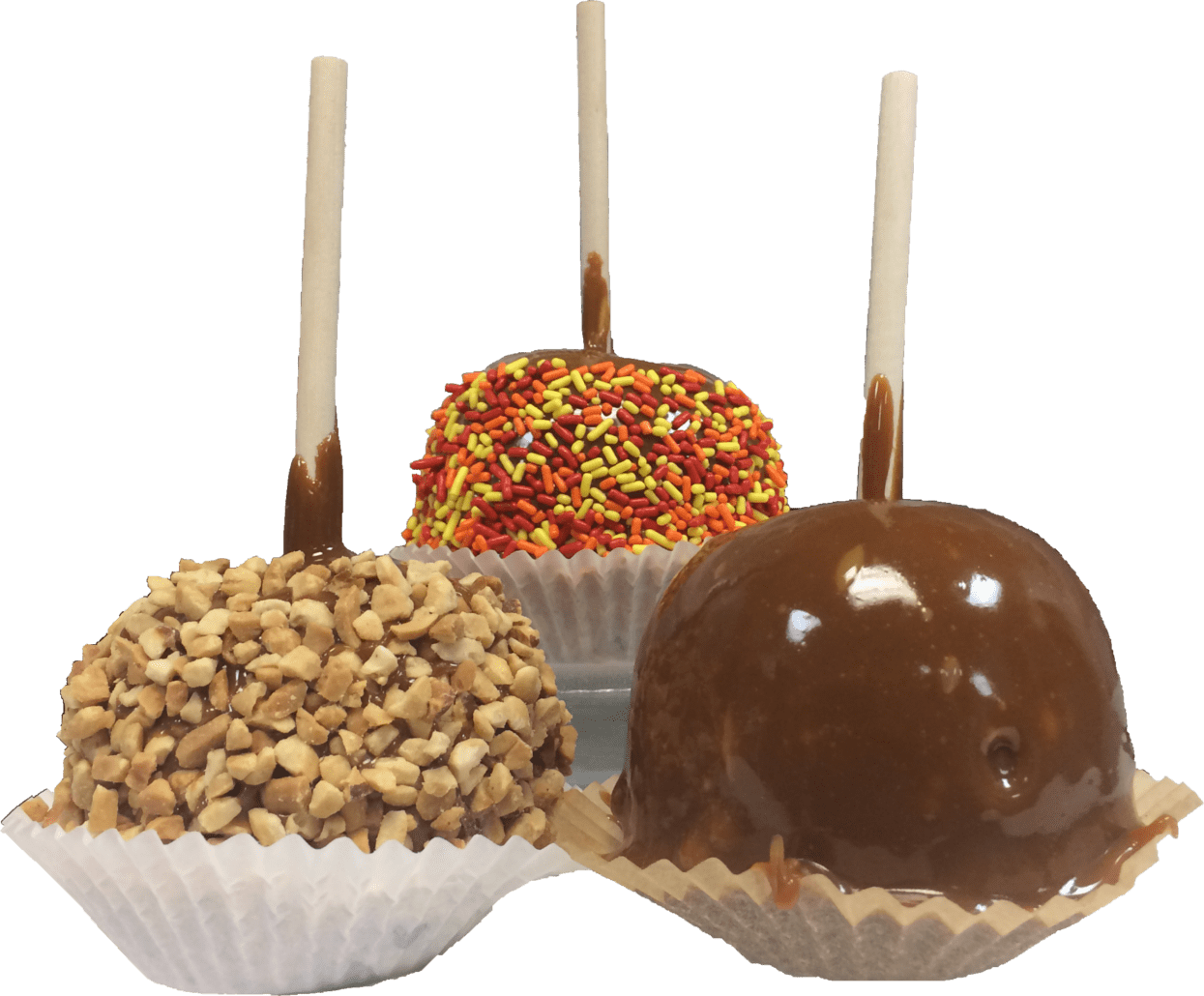 Caramel Apples - Candy Apple Clipart - Large Size Png Image - PikPng