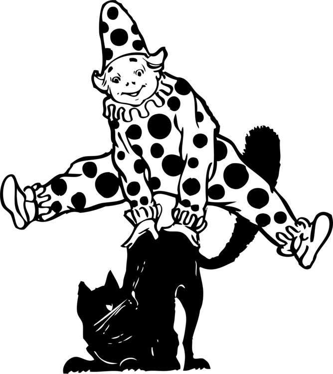 Evil Clown Circus Drawing Humour - Gambar Sketsa Joker Badut Clipart ...