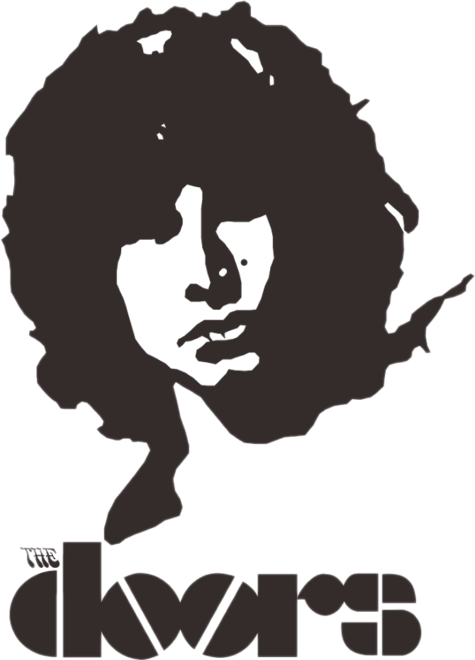 Download - Jim Morrison The Doors Logo Clipart - Large Size Png Image ...