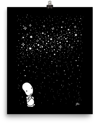 Jomny And The Stars Print - Star Clipart - Large Size Png Image - PikPng