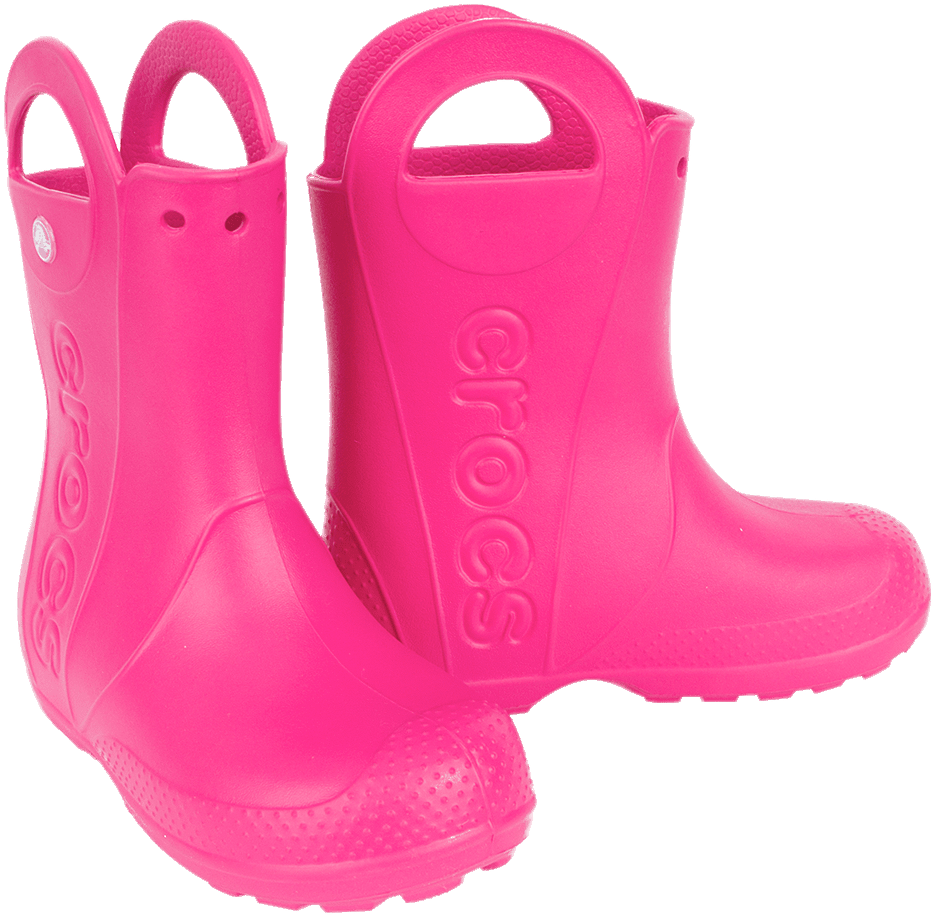 Crocs Pink Wellies - Rain Boot Clipart - Large Size Png Image - PikPng