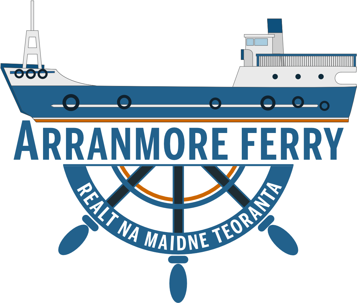 Arranmore Ferry Main Logo, Blue Ferry Icon, Car And Clipart - Large ...