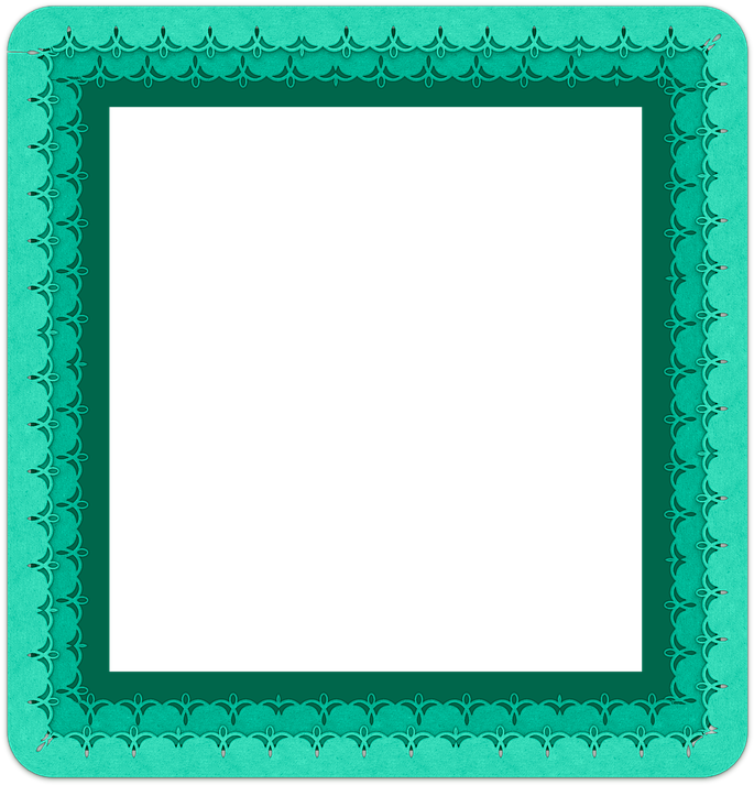 Frame, Ribbon, Side, Scrapbook, Color, Green, Element - Marcos De Color ...