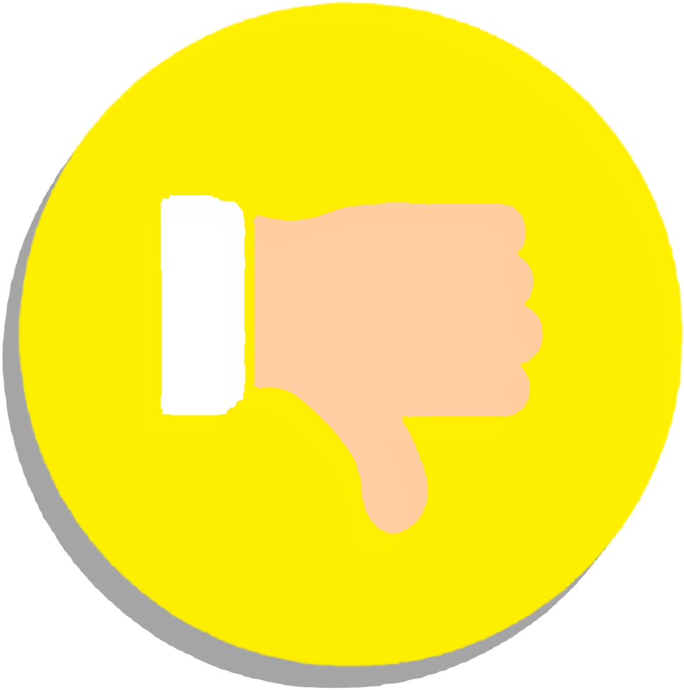 Dislike Icon Social Media Clipart - Large Size Png Image - PikPng