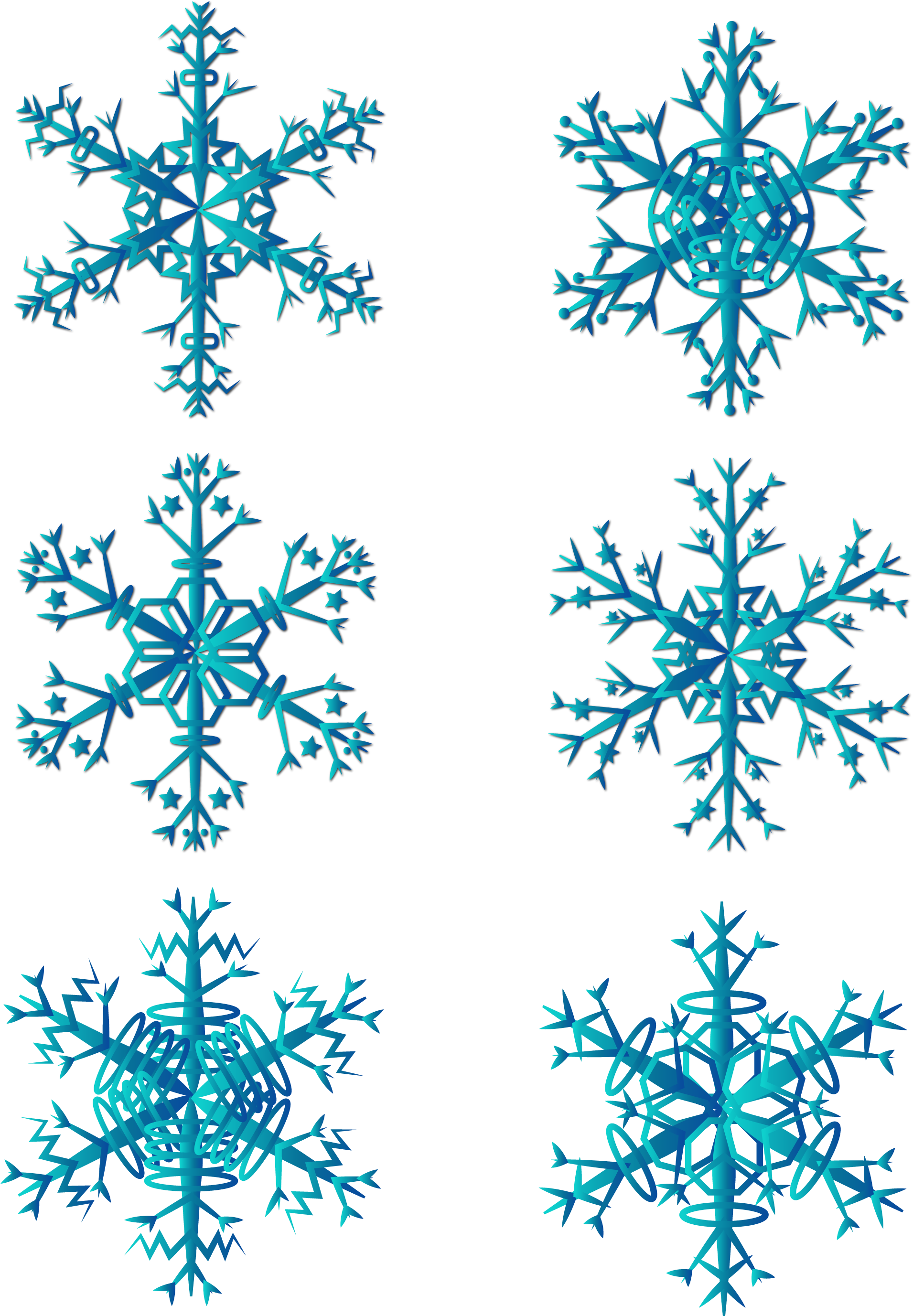 Snowflake Vector Christmas Element Ice Png And Image Clipart - Large ...