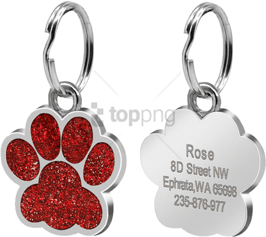 Free Png Cute Dog Tags Png Image With Transparent Background - Placas ...