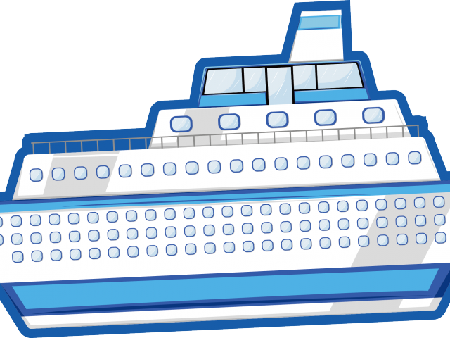 Cruise Ship Clipart Drawing - Png Download - Large Size Png Image - PikPng