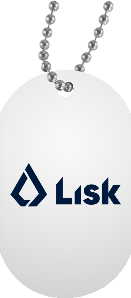 Un5588 White Dog Tag / Lisk Clipart - Large Size Png Image - PikPng