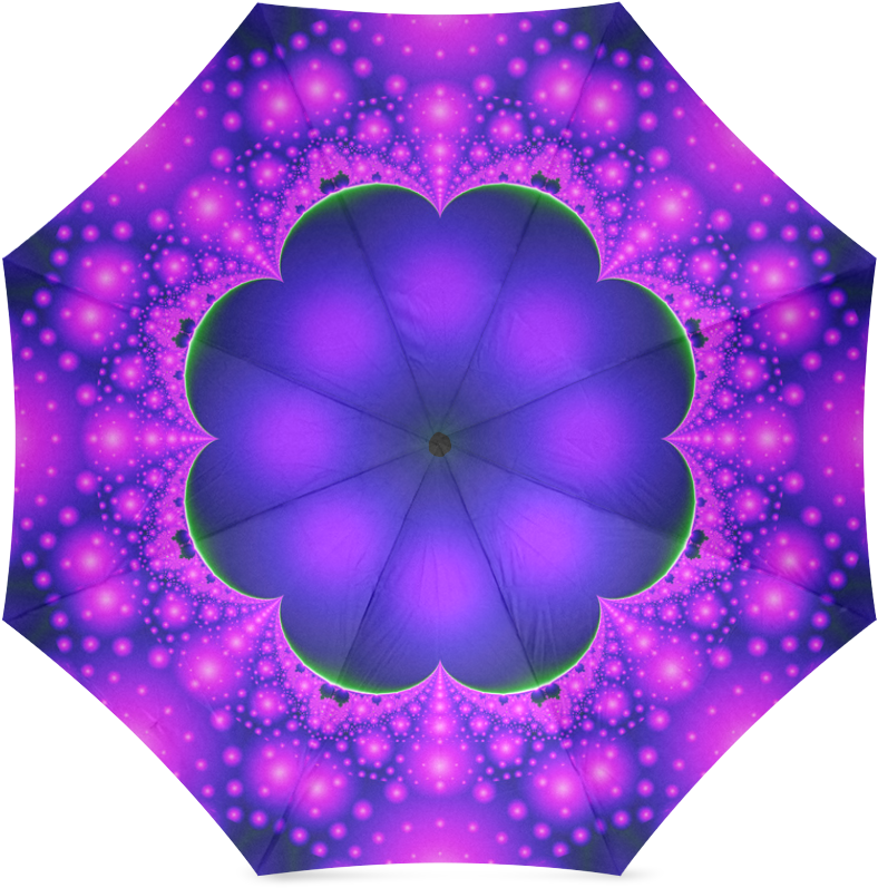 Purple And Pink Glow Foldable Umbrella Artist Tracey - Umbrella Clipart ...