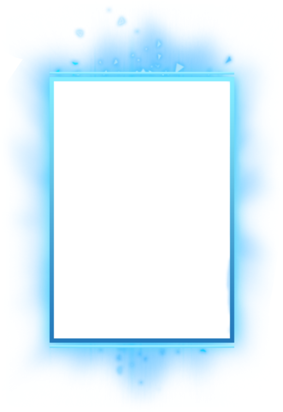 Frame Sticker - Glowing Photo Frames Png Clipart - Large Size Png Image ...