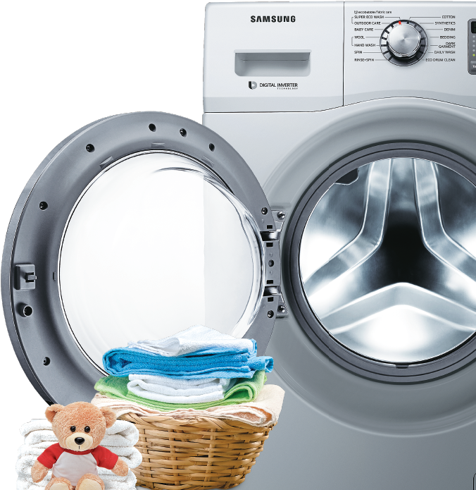 Washing Machine Png - Samsung Wf602u0bhsd Tl 6.0 Kg Front Loading ...