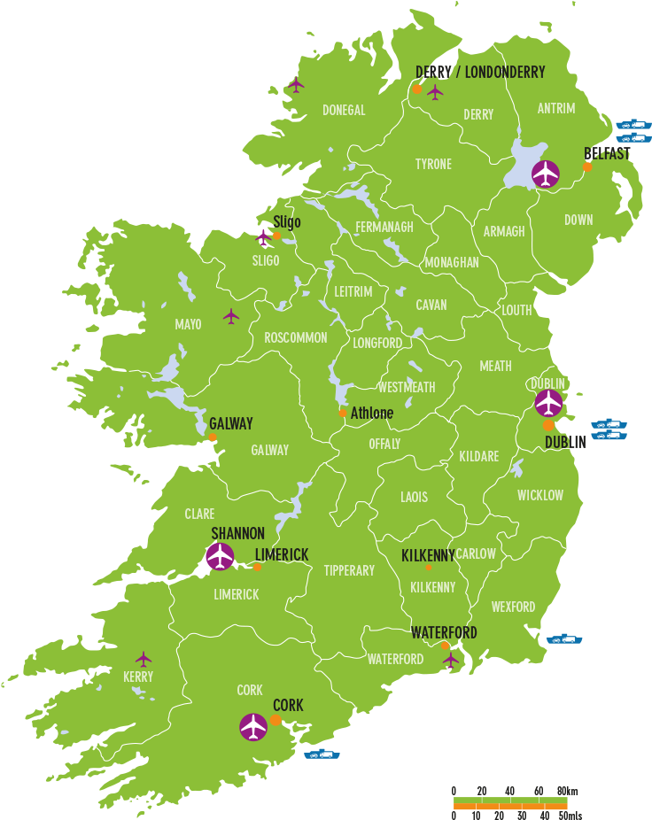 View Ireland Map Clipart - Large Size Png Image - PikPng