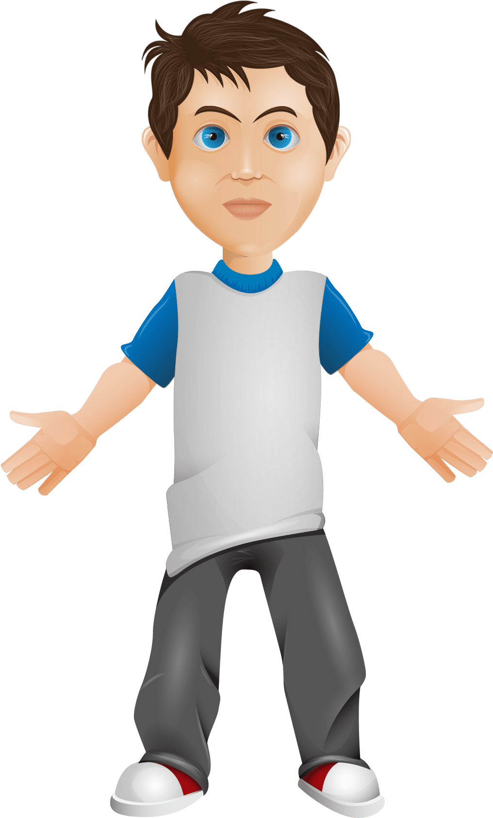 Open Hands - Cartoon Clipart - Large Size Png Image - PikPng