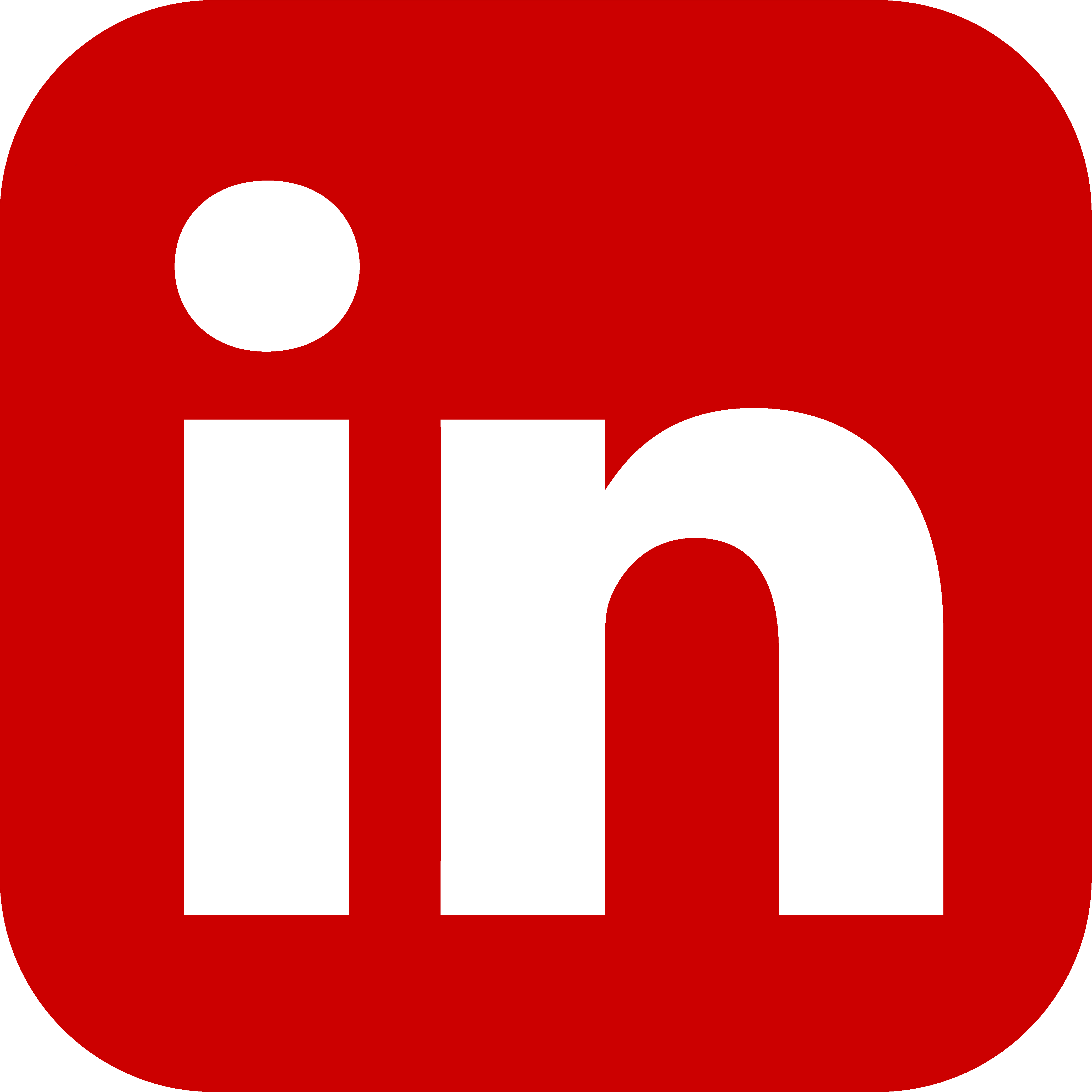 Linkedin Red Logo Clipart - Large Size Png Image - PikPng