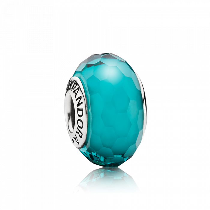 Turquoise Murano Pandora Charm - Pandora Murano Glass Clipart - Large ...