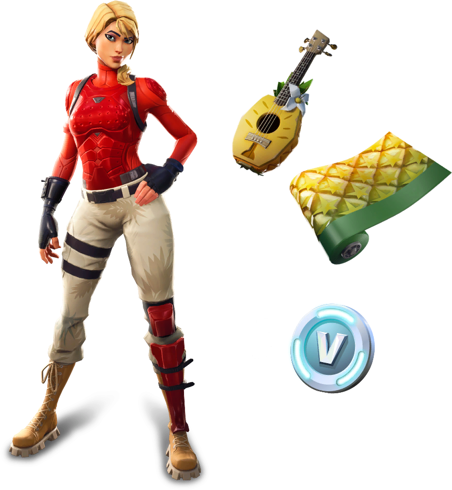 Fortnite Laguna Bundle Fnbr Clipart - Large Size Png Image - PikPng
