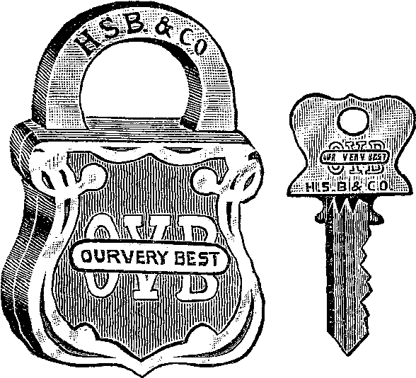 Vintage Clipart Lock And Key - Antique Lock Clip Art - Png Download ...