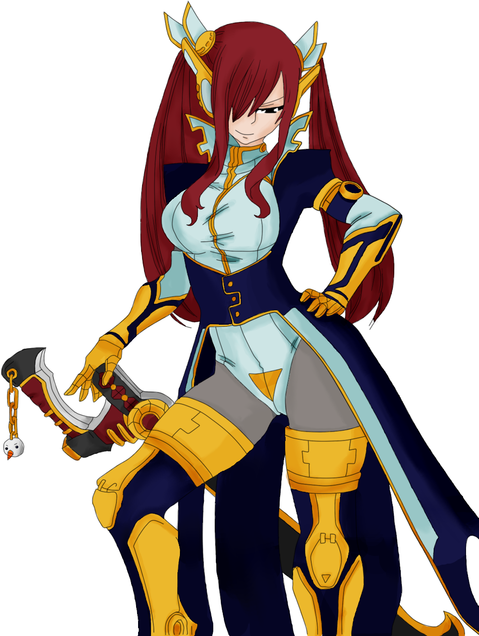 Erza - Erza Scarlet Png Armor Clipart - Large Size Png Image - PikPng