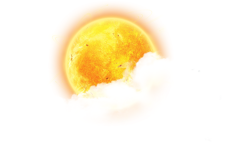 Partly Sunny D Clipart - Large Size Png Image - PikPng