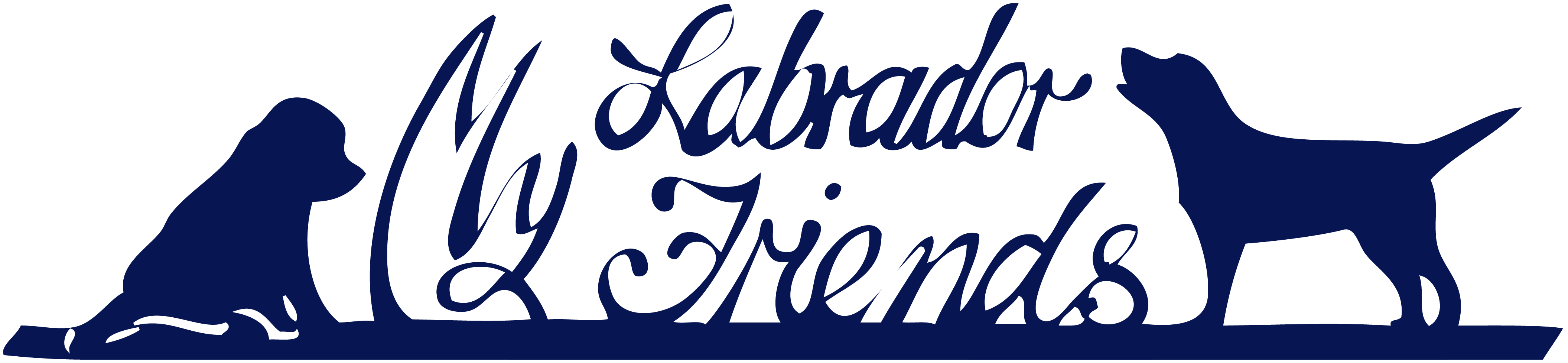 My Labrador Friends - Calligraphy Clipart - Large Size Png Image - PikPng