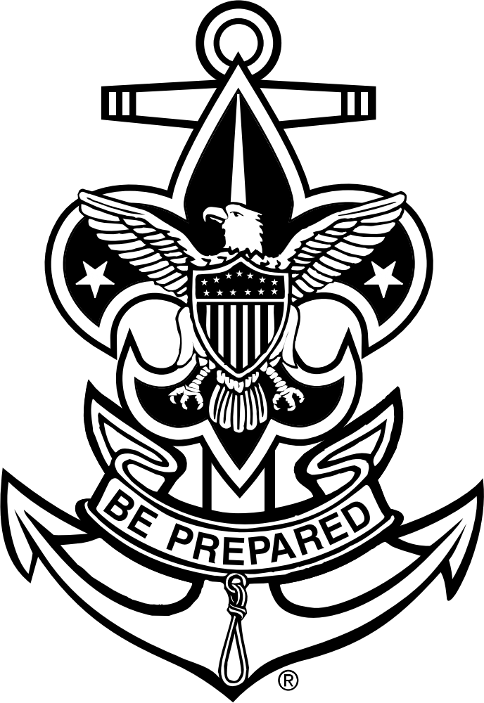 Sea Scouts Logo Black And White Png 688 X - Sea Scouting Clipart ...