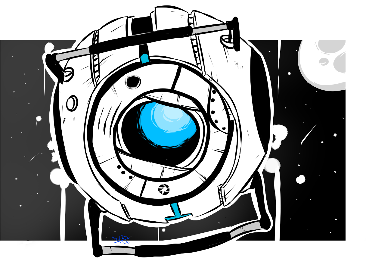Portal 2 Funnel Png - Wheatley Stickers Clipart - Large Size Png Image ...