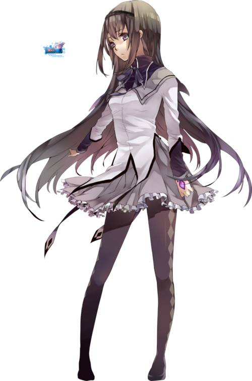 Render Homura Akemi Mahou Shoujo Puella Madoka Magica - Madoka Magica ...